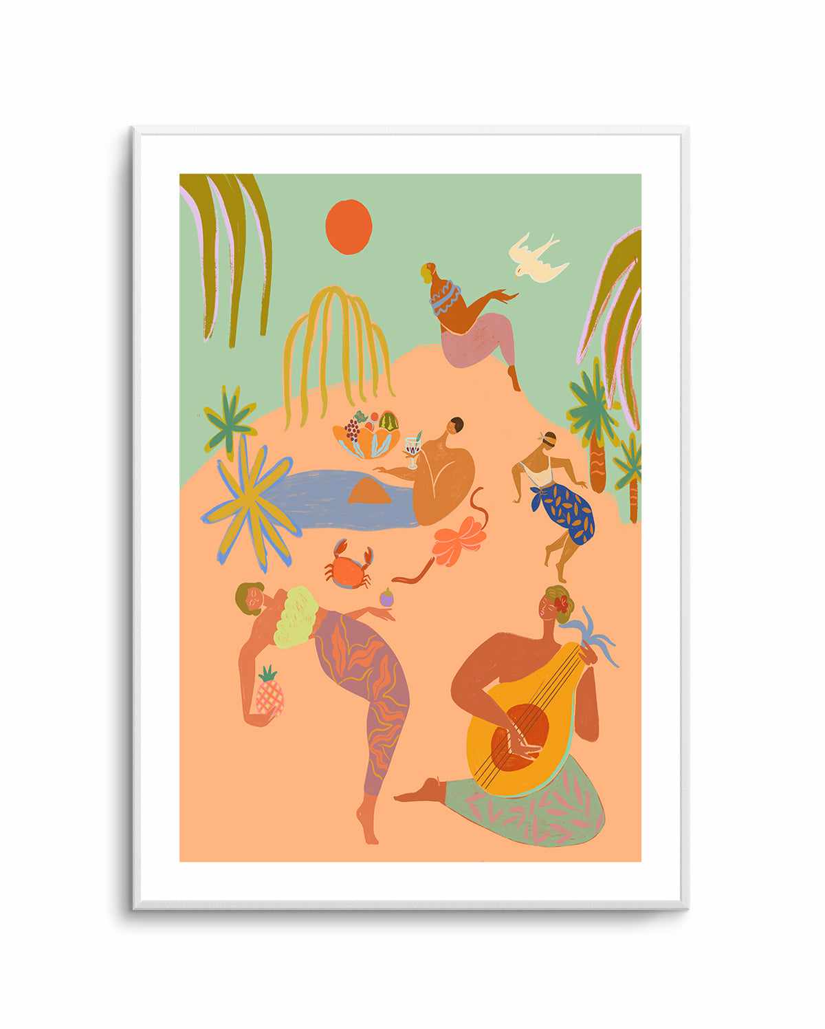 Illustration Wall Art Print Vacation by Arty Guava – Olive et Oriel