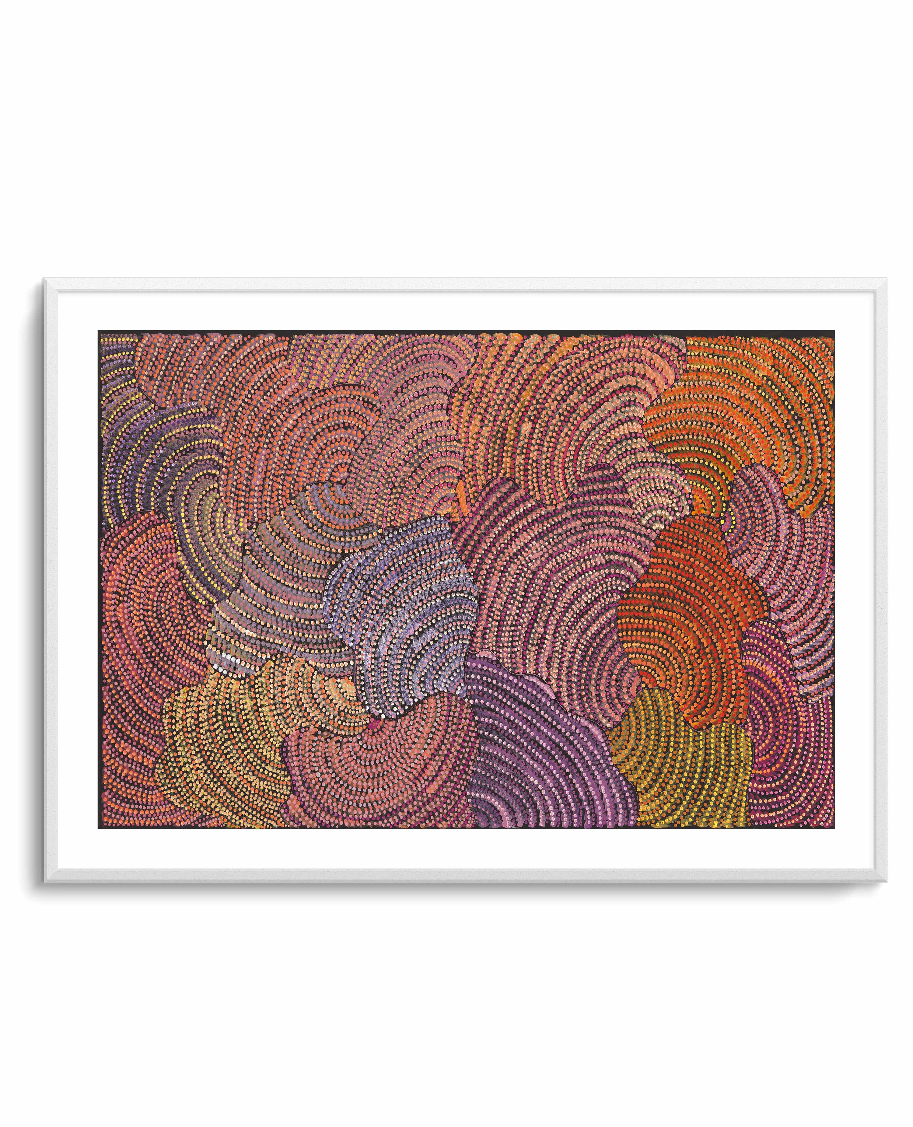 Indigenous Wall Art Print | Vaughan Springs Dreaming – Olive et Oriel