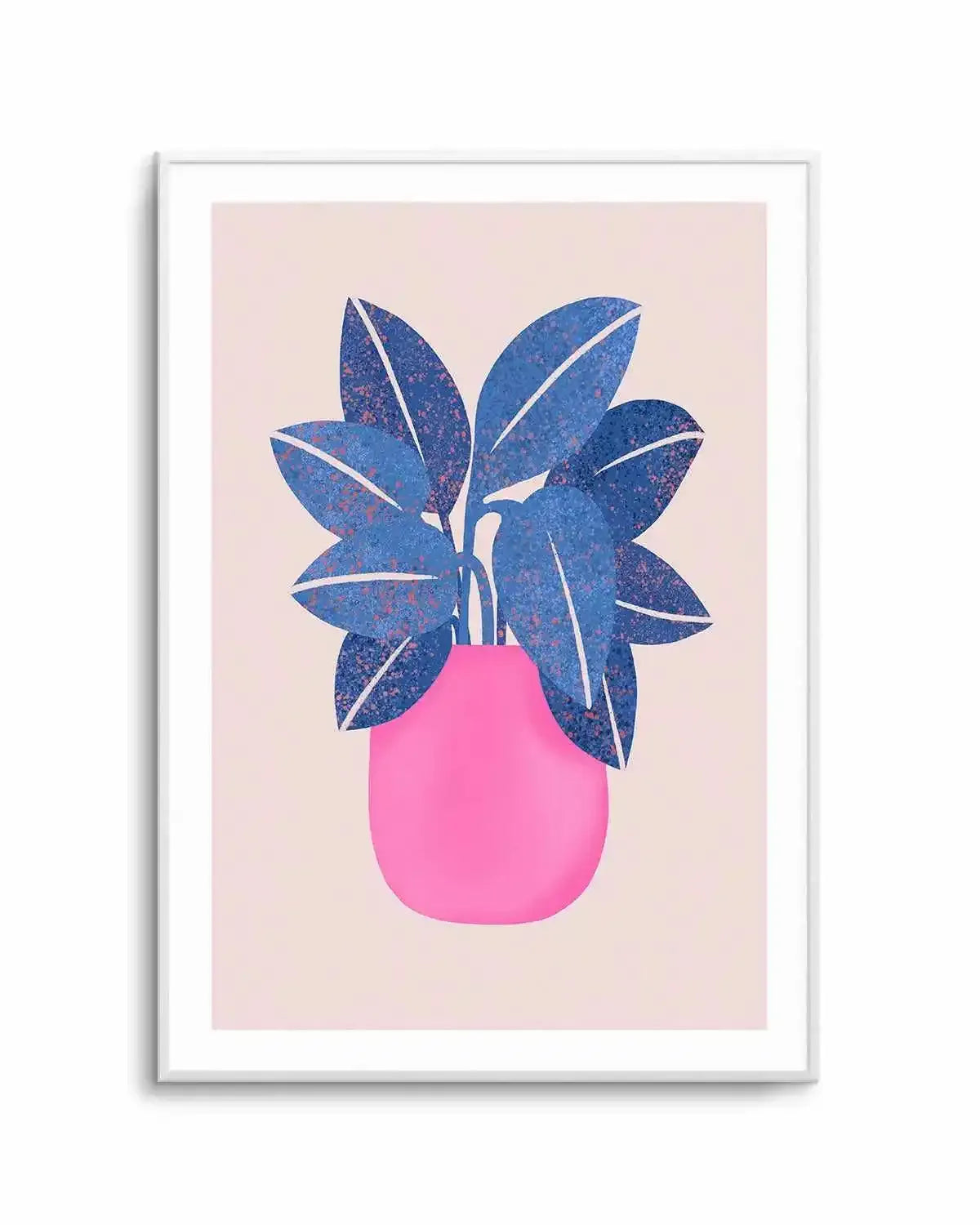 Buy 'Abstract Blue Paint' Art Print | Next Day Shipping! – Olive et Oriel