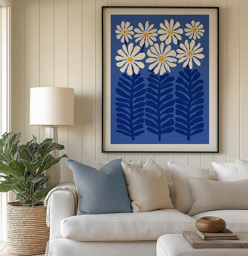 Blue Wall Art Prints & Blue Artworks Online - Olive et Oriel