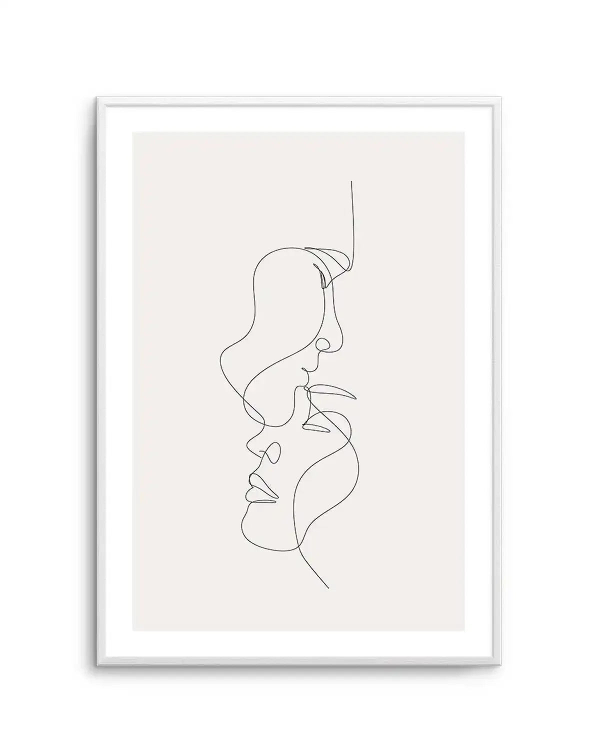 Line Art Wall Art Print - Abstract Figure III Illustration – Olive et Oriel
