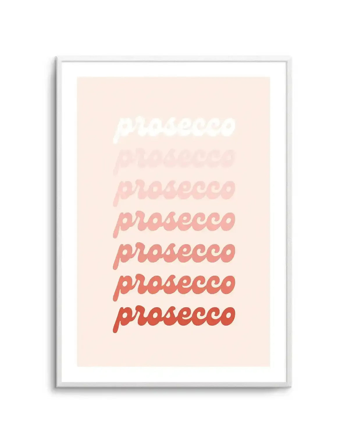Cocktail Photography Wall Art Print | Prosecco in Pink – Olive et Oriel