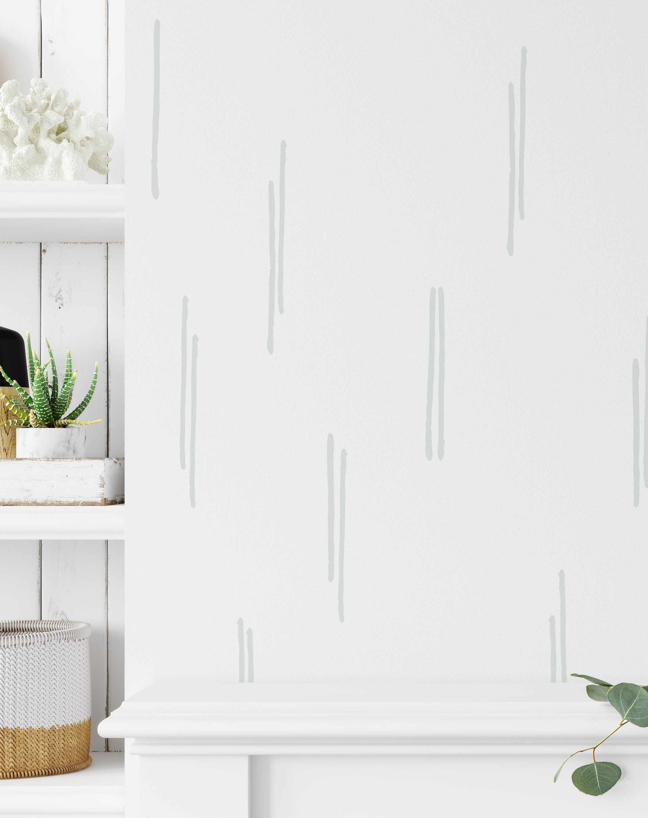 Wall Stripe Decals Colorful Wall Stripes, Rainbow Wall Decals, Mural,